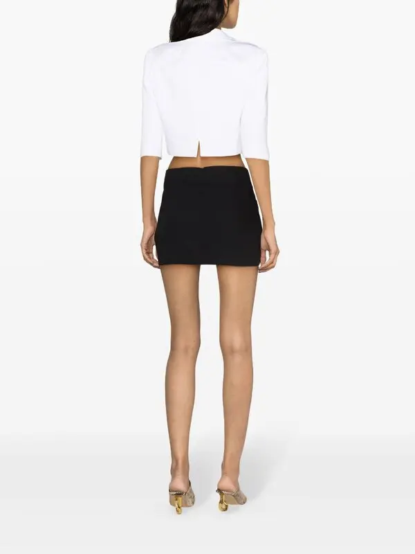Patou Single-breasted Cropped Blazer
