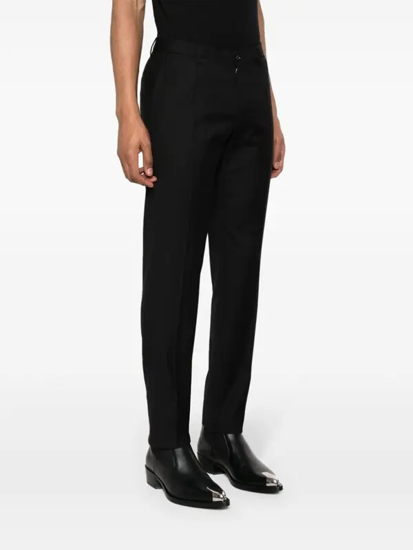 Dolce & Gabbana Pressed-crease Wool Trousers