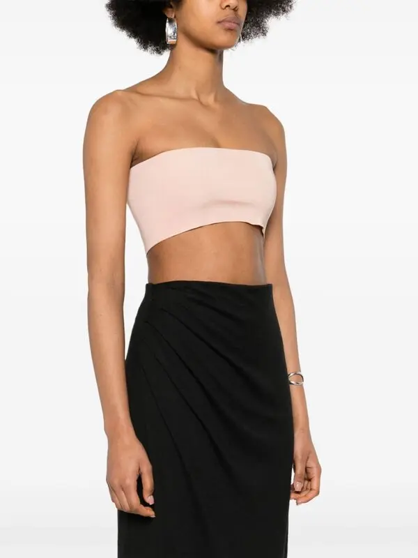 Fabiana Filippi Fine-ribbed Bandeau Top