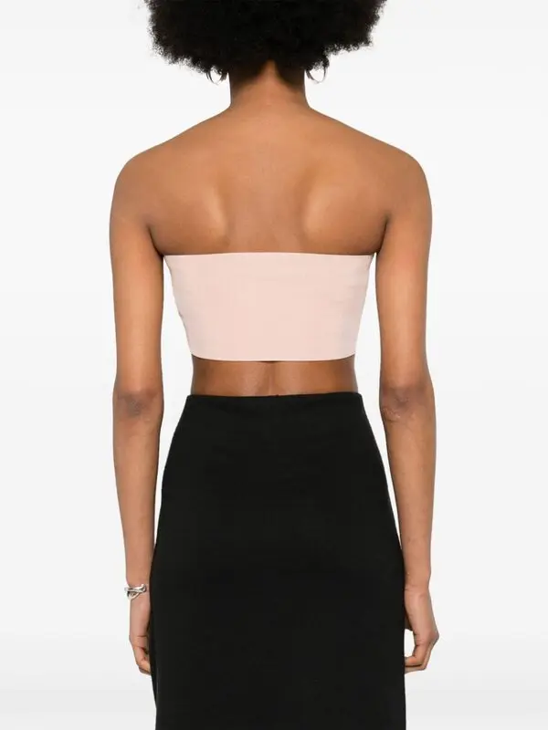 Fabiana Filippi Fine-ribbed Bandeau Top