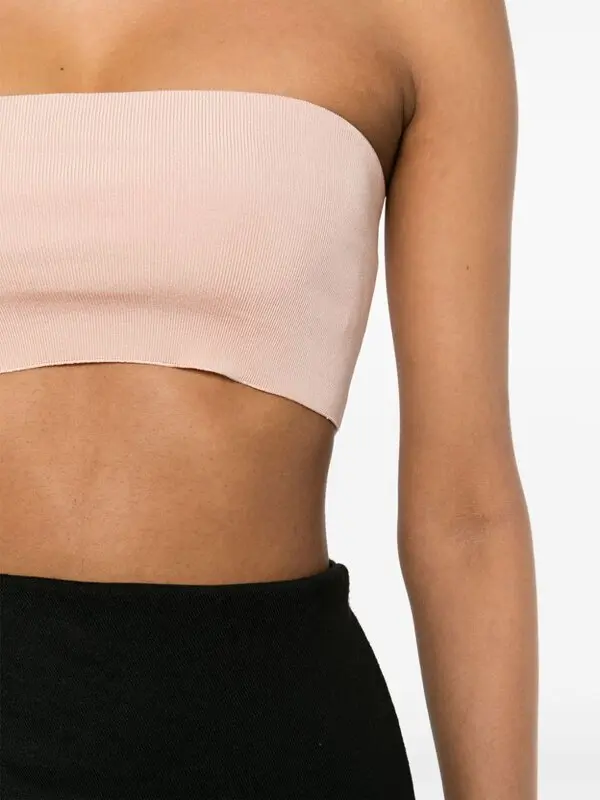 Fabiana Filippi Fine-ribbed Bandeau Top