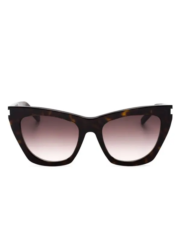 Saint Laurent Sl 214 Kate Sunglasses - Brown