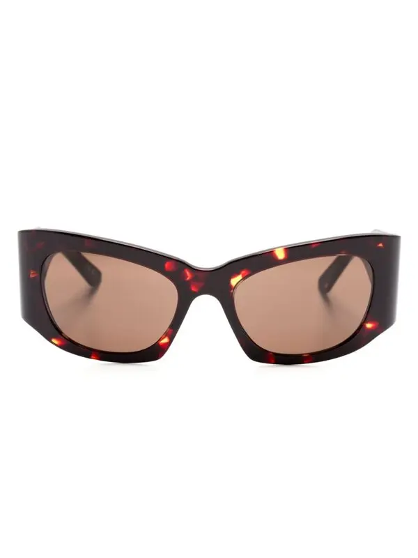 Balenciaga Butterfly-frame Sunglasses - Brown