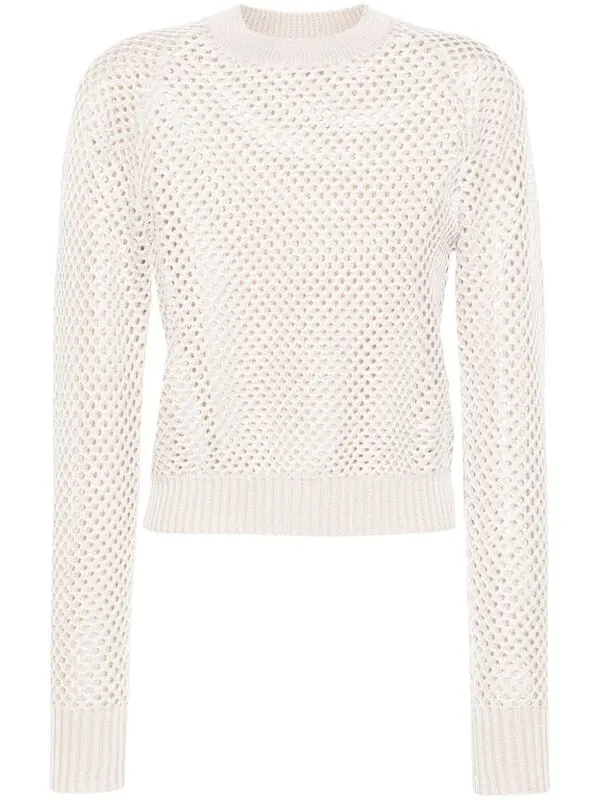 Fabiana Filippi Open-knit Jumper - Neutrals