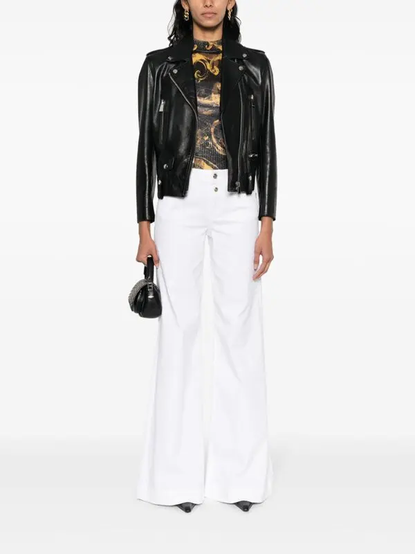 Versace Barocco Glitter Knit Top