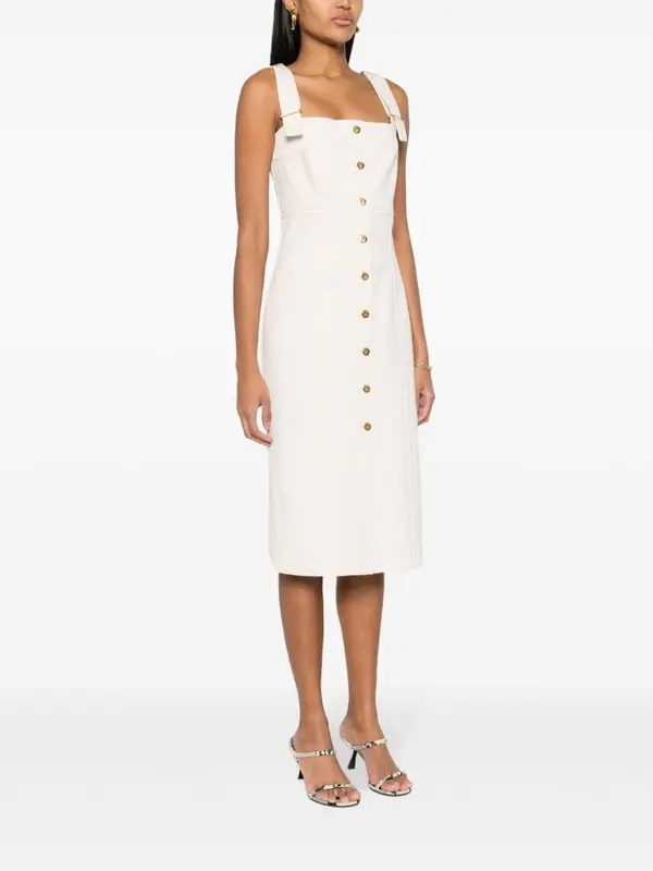 PATOU Denim Dungaree Dress