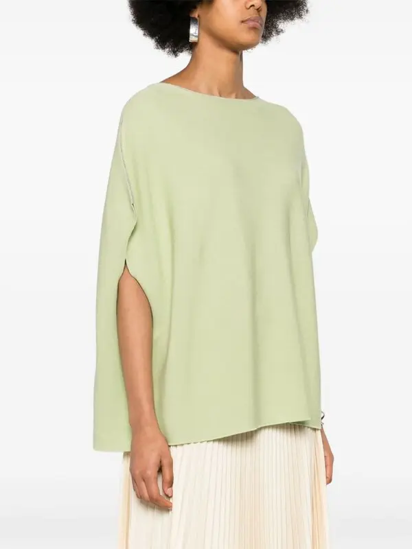 Fabiana Filippi Beaded-trim Sleeveless Top