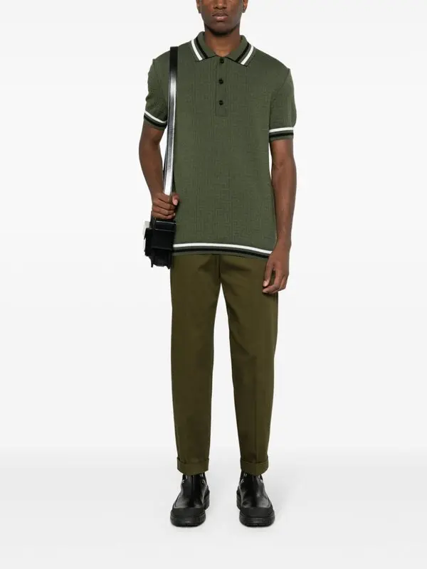 Balmain Cotton Tapered Trousers