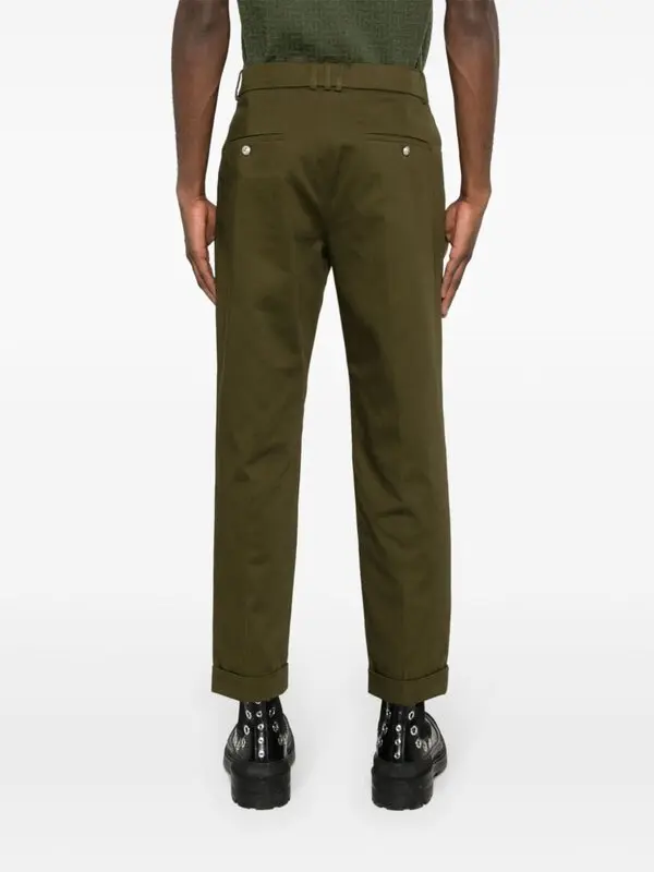 Balmain Cotton Tapered Trousers