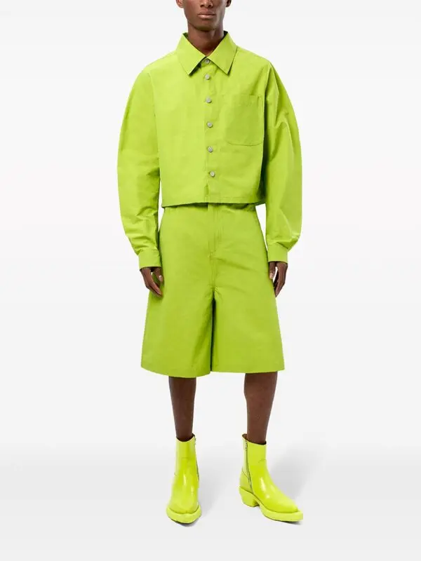 Camper Button-up Shirt Jacket - Green
