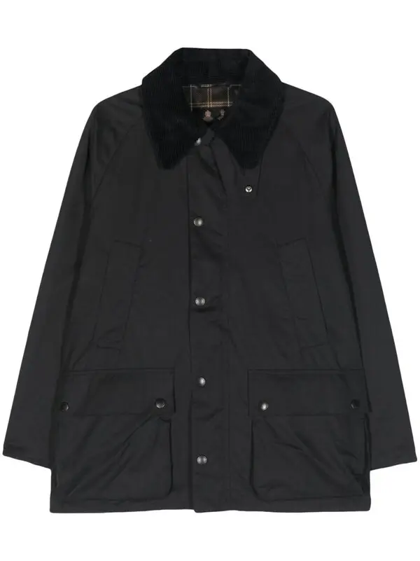 Barbour Bedale Corduroy-collar Shirt Jacket - Blue
