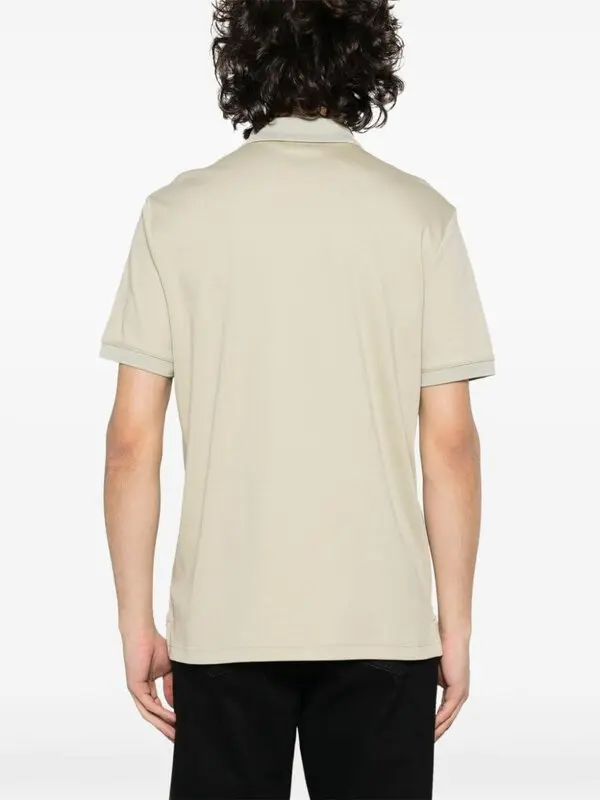 Calvin Klein Logo-patch Cotton Polo Shirt