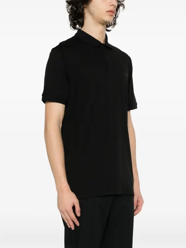 Calvin Klein Logo-patch Cotton Polo Shirt
