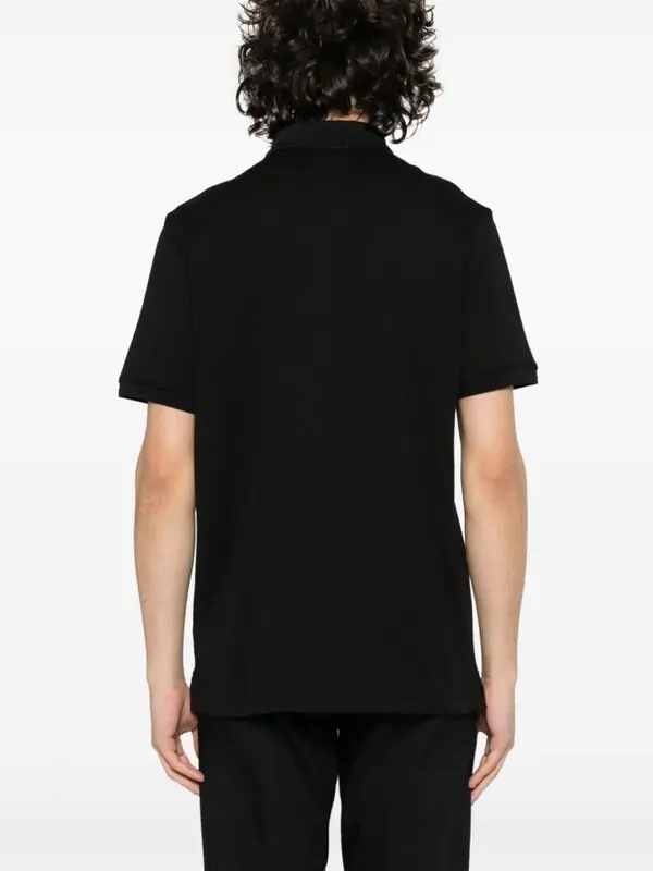 Calvin Klein Logo-patch Cotton Polo Shirt