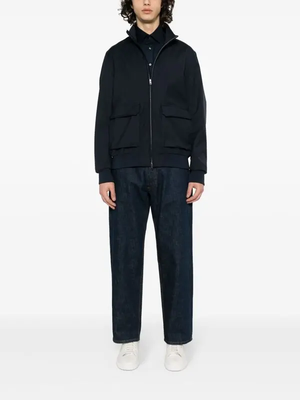 Calvin Klein Monogram-embroidered Cotton Shirt