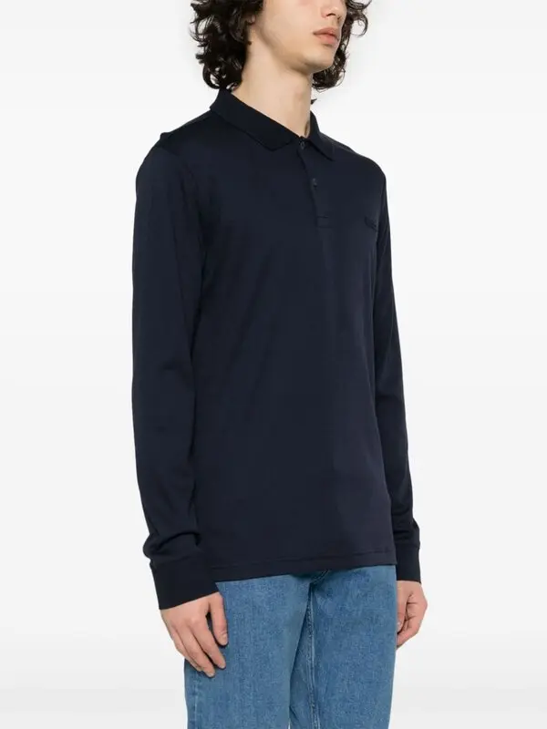 Calvin Klein Logo-patch Cotton Polo Shirt