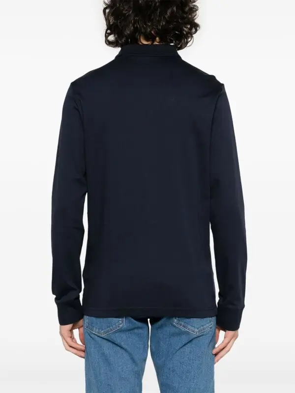 Calvin Klein Logo-patch Cotton Polo Shirt
