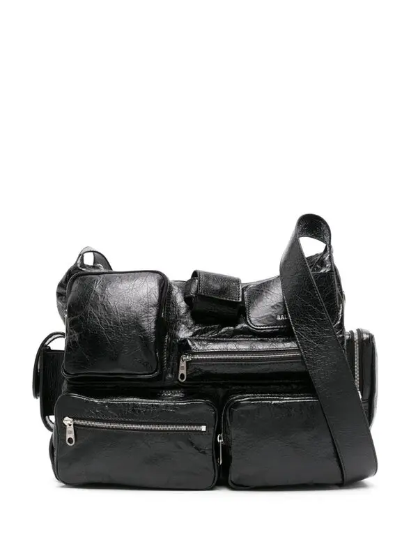 Balenciaga Large Superbusy Shoulder Bag - Black