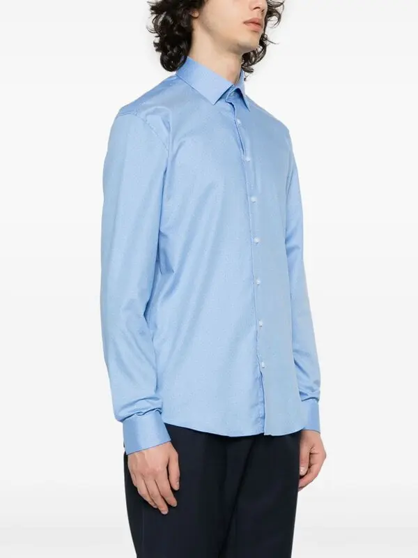Calvin Klein Dot-print Cotton Shirt