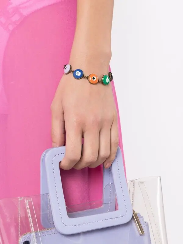 AMIR SLAMA Evil Eye Colour-block Bracelet