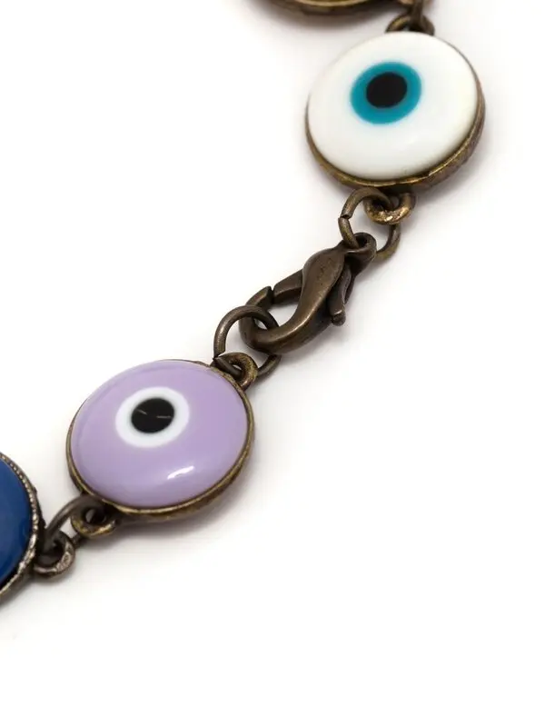 AMIR SLAMA Evil Eye Colour-block Bracelet