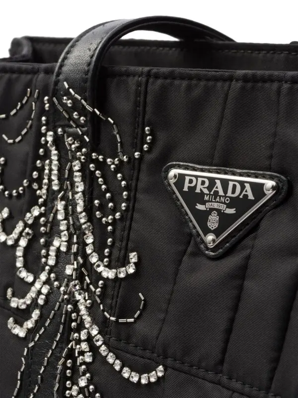 Prada Re-nylon Patchwork Tote Bag