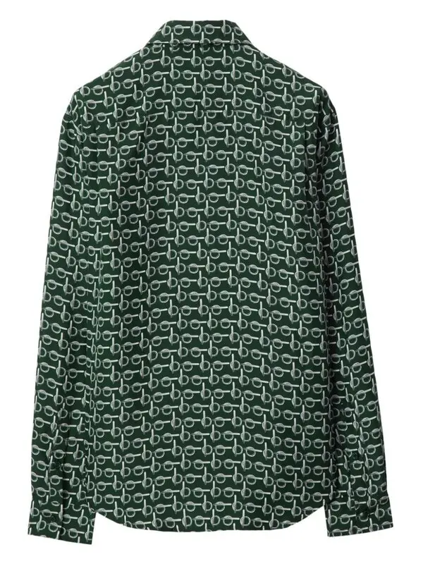 Burberry Silk Shirt - Green