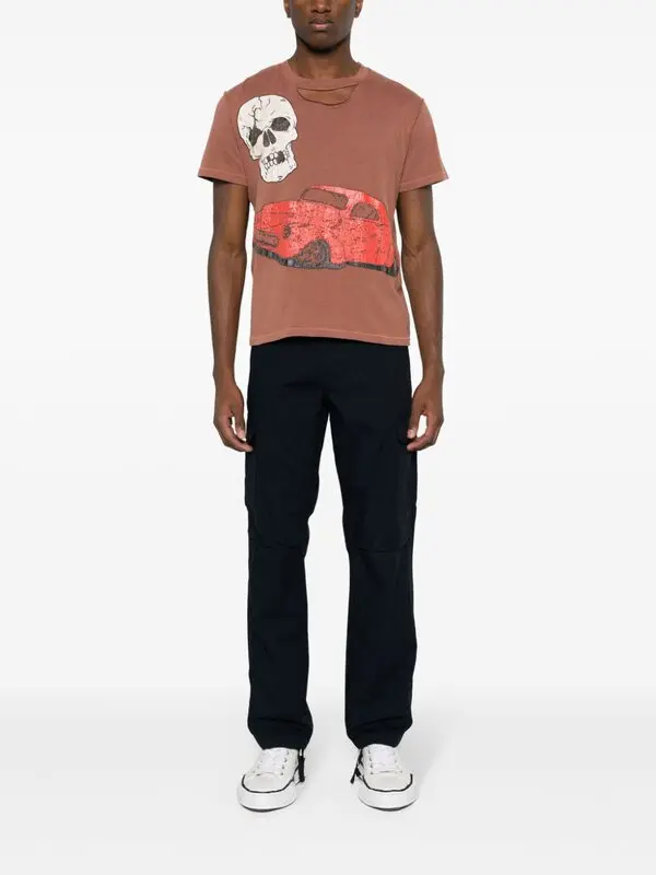 ERL Skull-print Cotton T-shirt