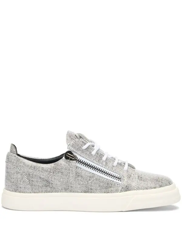 GIUSEPPE ZANOTTI Gail Leather Low-top Sneakers - Black