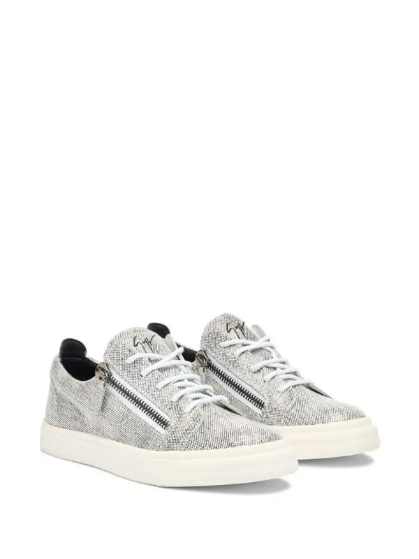 GIUSEPPE ZANOTTI Gail Leather Low-top Sneakers - Black