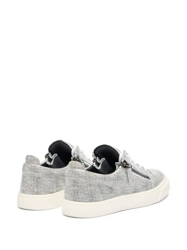 GIUSEPPE ZANOTTI Gail Leather Low-top Sneakers - Black