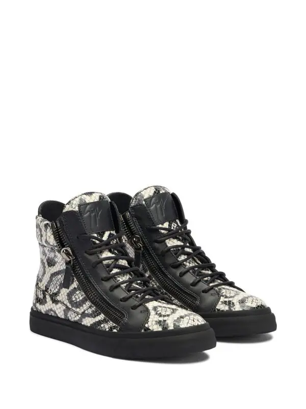 GIUSEPPE ZANOTTI Kriss High-top Sneakers - Black