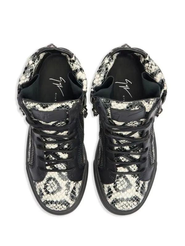 GIUSEPPE ZANOTTI Kriss High-top Sneakers - Black