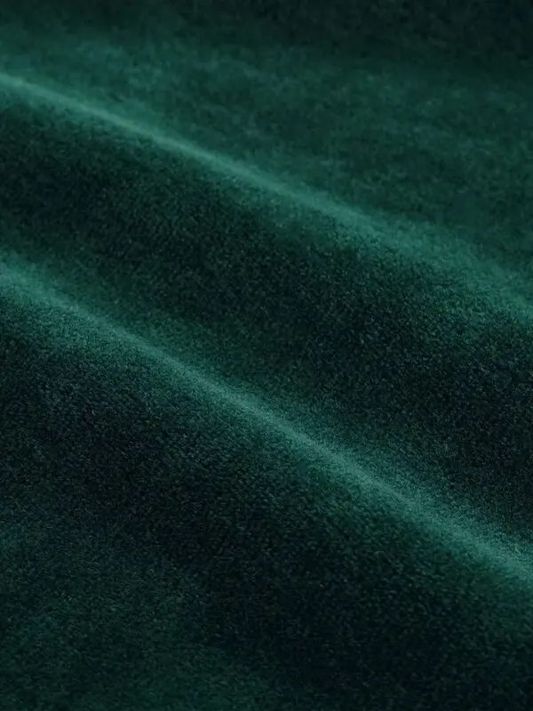 Sporty & Rich Faubourg Cotton Velour Track Jacket - Green