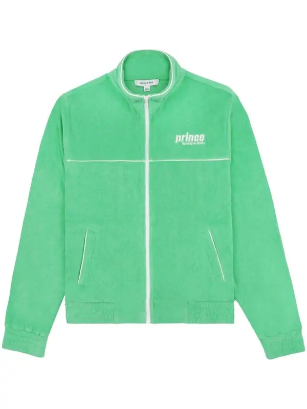 SPORTY & RICH Prince Cotton Track Jacket