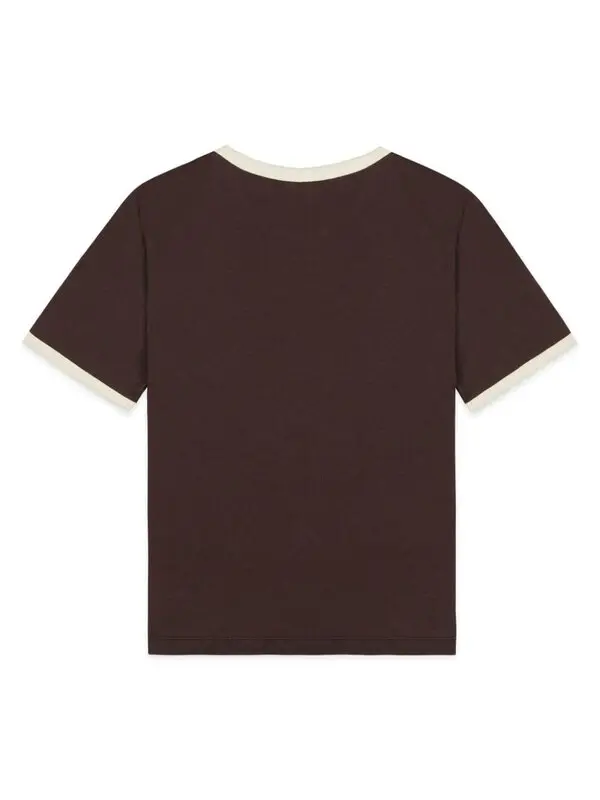 SPORTY & RICH Connecticut Logo-print Cotton T-shirt