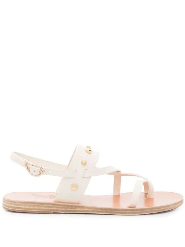 ANCIENT GREEK SANDALS Alethea Bee Leather Sandals - Neutrals
