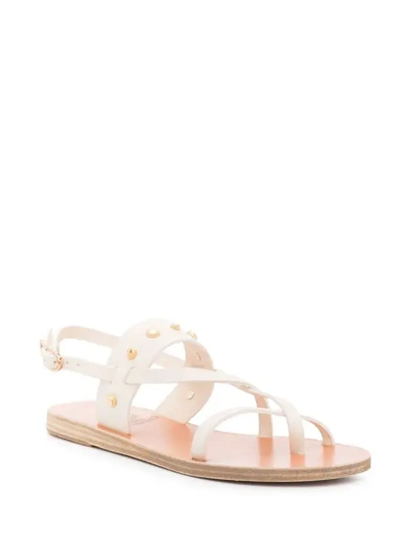 ANCIENT GREEK SANDALS Alethea Bee Leather Sandals - Neutrals