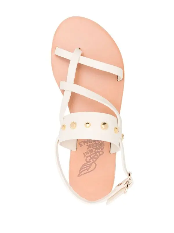 ANCIENT GREEK SANDALS Alethea Bee Leather Sandals - Neutrals