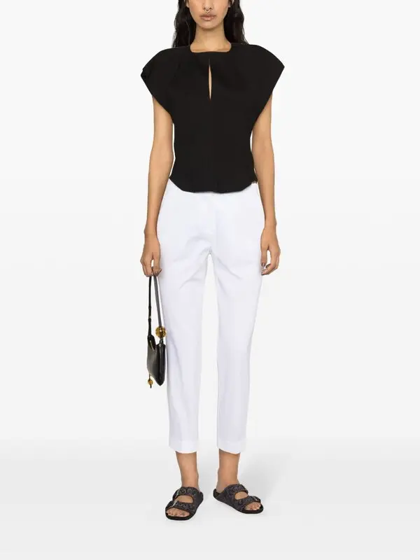 Etro Stretch-cotton Cropped Trousers