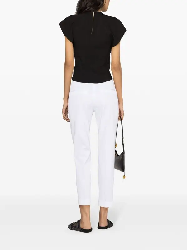 Etro Stretch-cotton Cropped Trousers