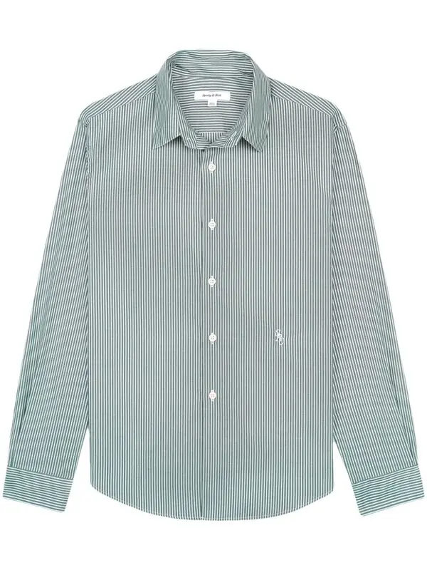 Sporty & Rich Src Striped Shirt - Green