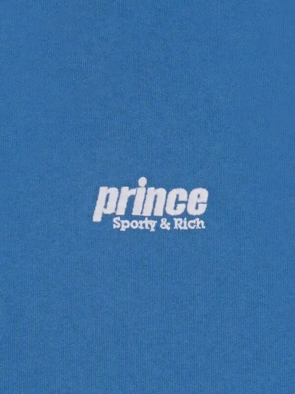 SPORTY & RICH Prince Sport Cotton Vest - Blue