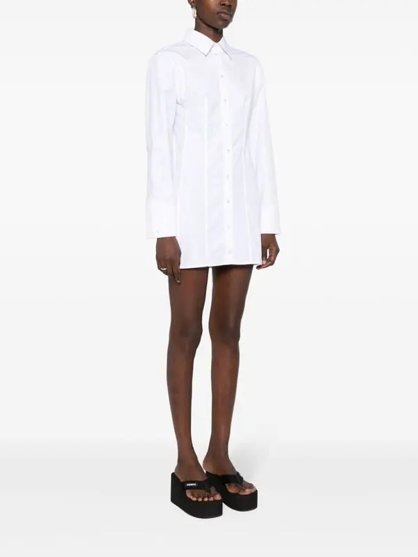 Alexander Wang Boned Mini Shirt Dress