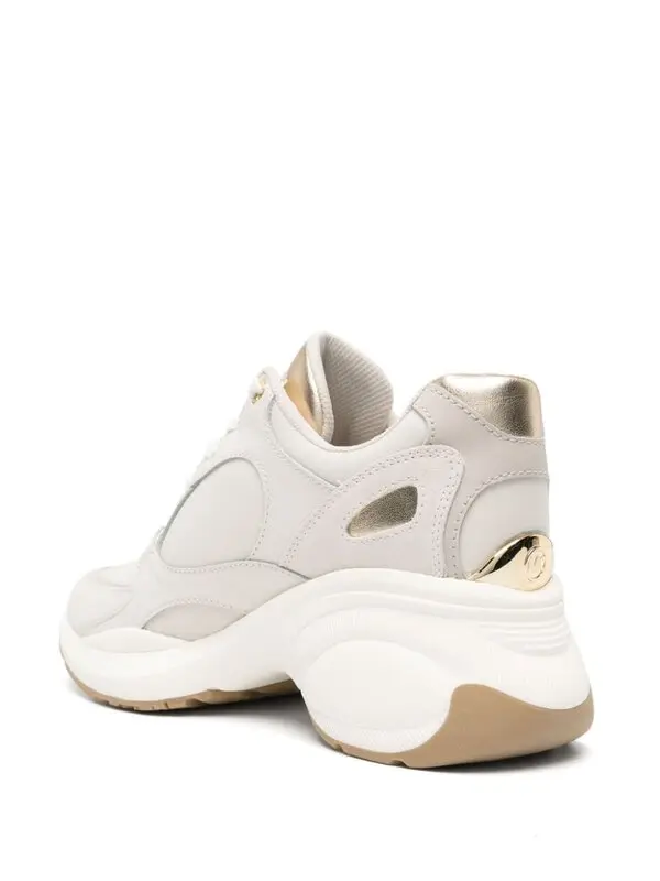 Michael Kors Zuma Leather Sneakers - White
