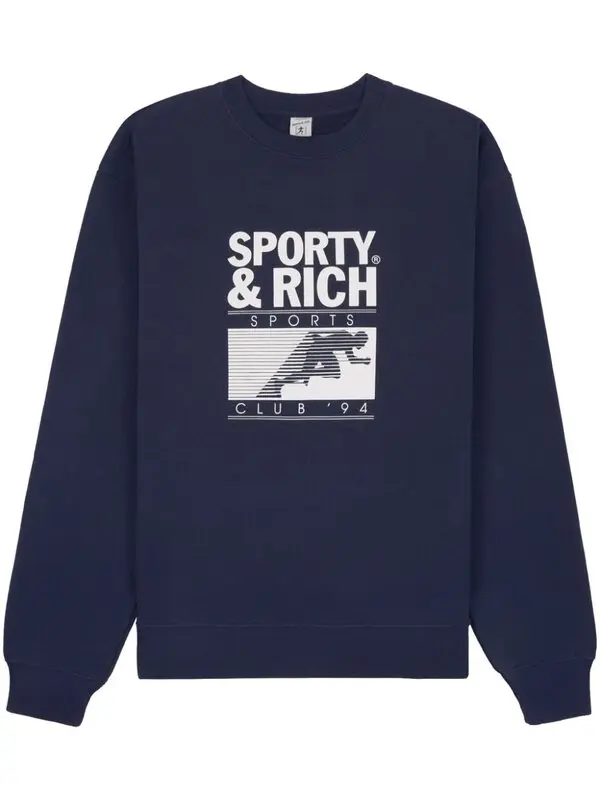 SPORTY & RICH Motion Club Sweatshirt