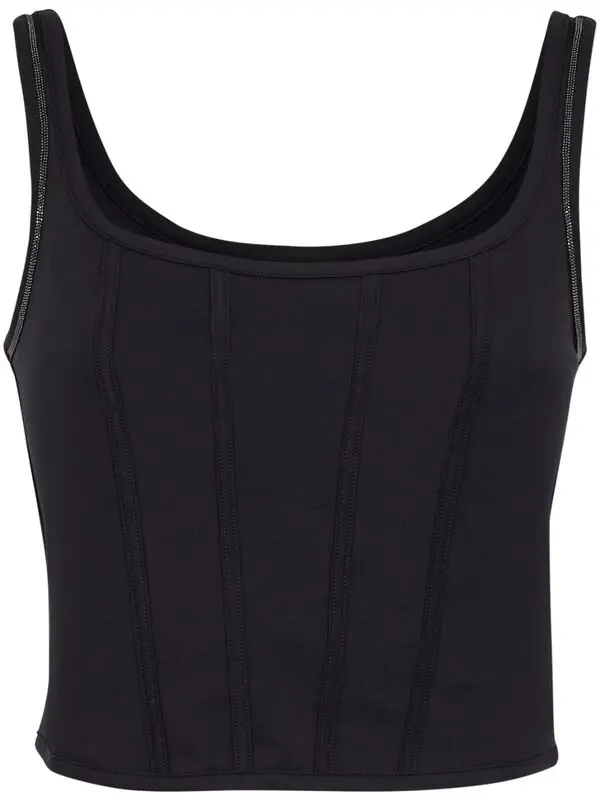 Brunello Cucinelli Cropped Tank Top