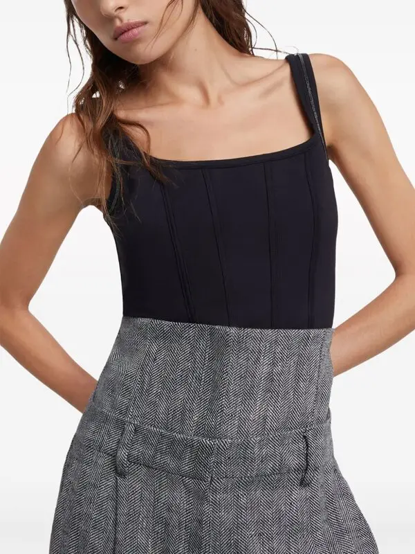 Brunello Cucinelli Cropped Tank Top
