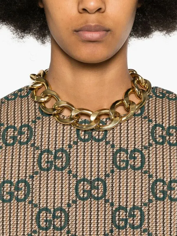 Gucci Gg-jacquard Wool Dress