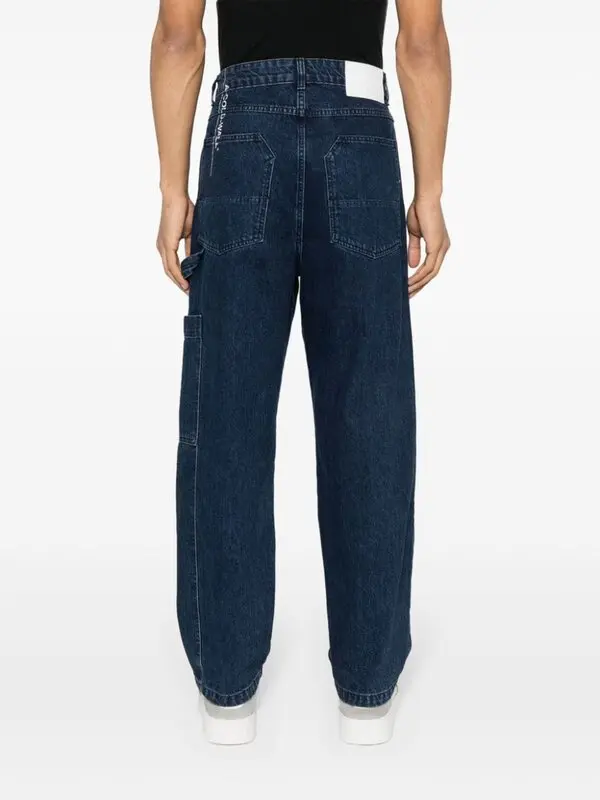 A-COLD-WALL* Logo-printed Wide-leg Jeans
